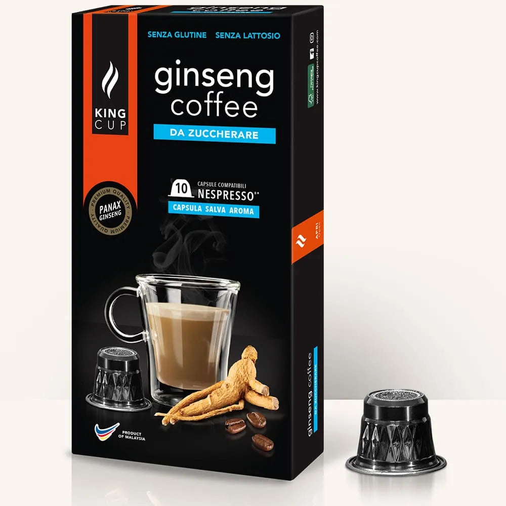 Caffè al Ginseng da zuccherare - Capsule Nespresso®* – King Cup Coffee